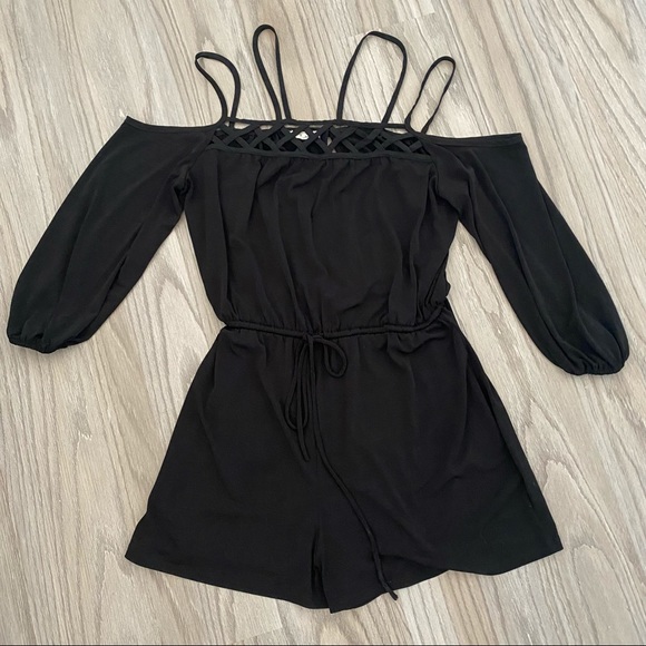 Maurices | Pants & Jumpsuits | Maurices Two Strap Off Shoulder Sleeve ...